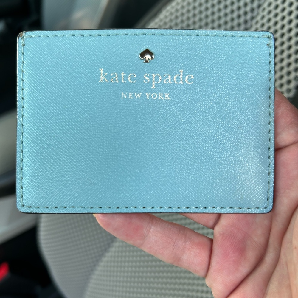 Kate Spade Madison Light Blue Card Holder - Gem